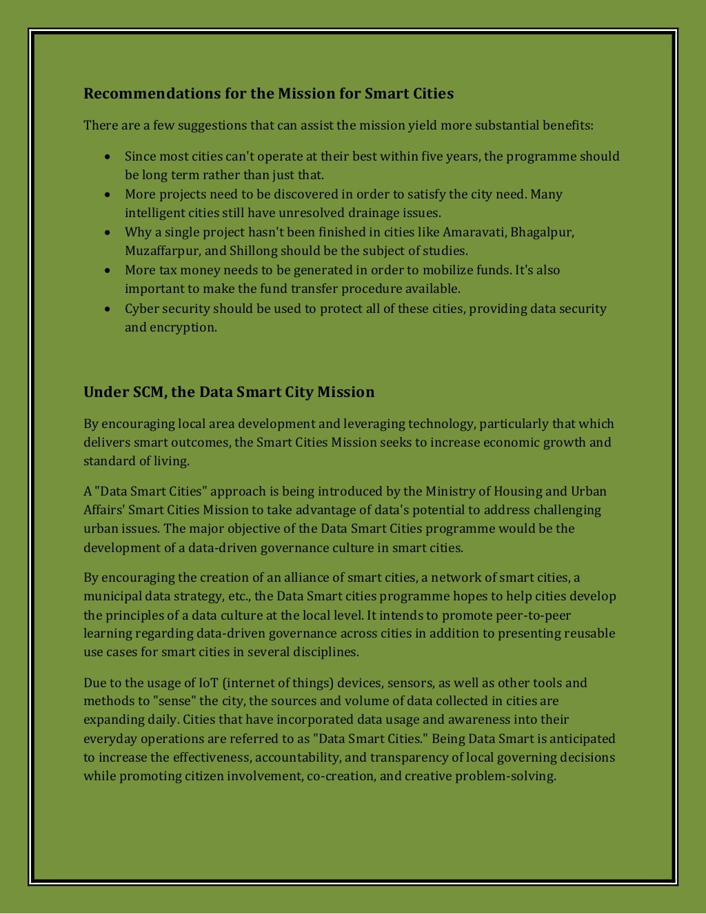 Smart Cities Mission- A list of India's smart cities as of 2022.pdf