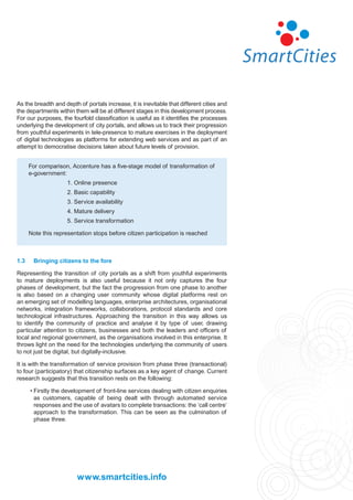 Smart cities - Transformation of City portals | PDF | Internet | Computing