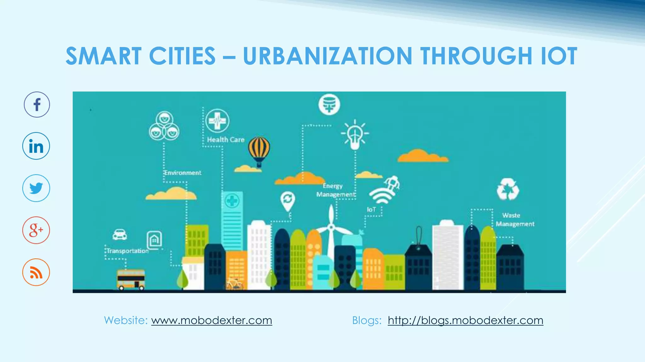 Smart Cities – Urbanization through IoT | PPTX