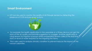 Smart Cities – Urbanization through IoT | PPTX