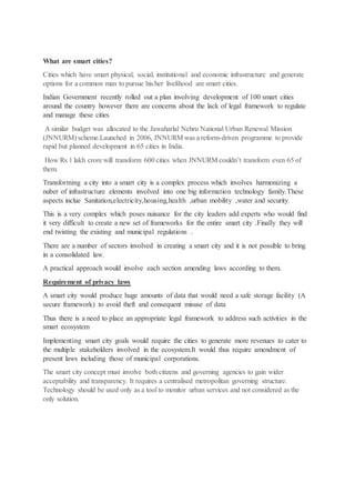 Smart cities vs smart laws | DOCX