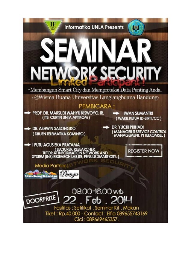 Seminar security Smart City dan sampul buku | PDF