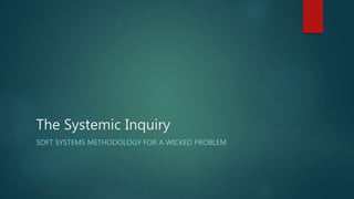 Smart city as a wicked problem | PPT