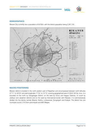Smart City Bikaner 2015 | PDF