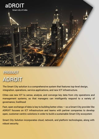 SmartCity Brochure | PDF | Internet | Computing