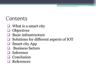 Smart city | PPTX