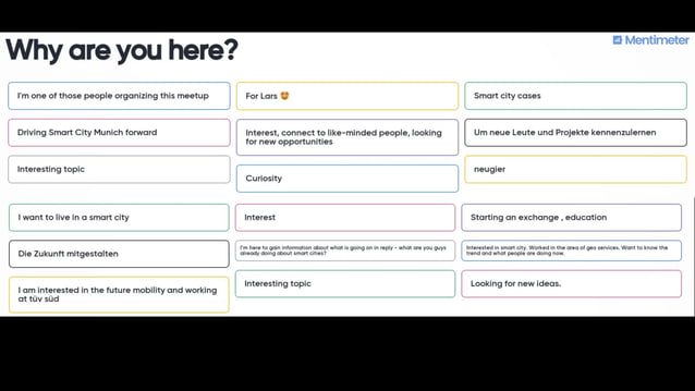 Smart City Munich Kickoff Meetup | PPT