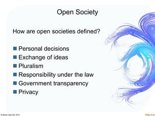 Smart City Lecture 3 - An Open And/Or Secure Smart City | PPTX