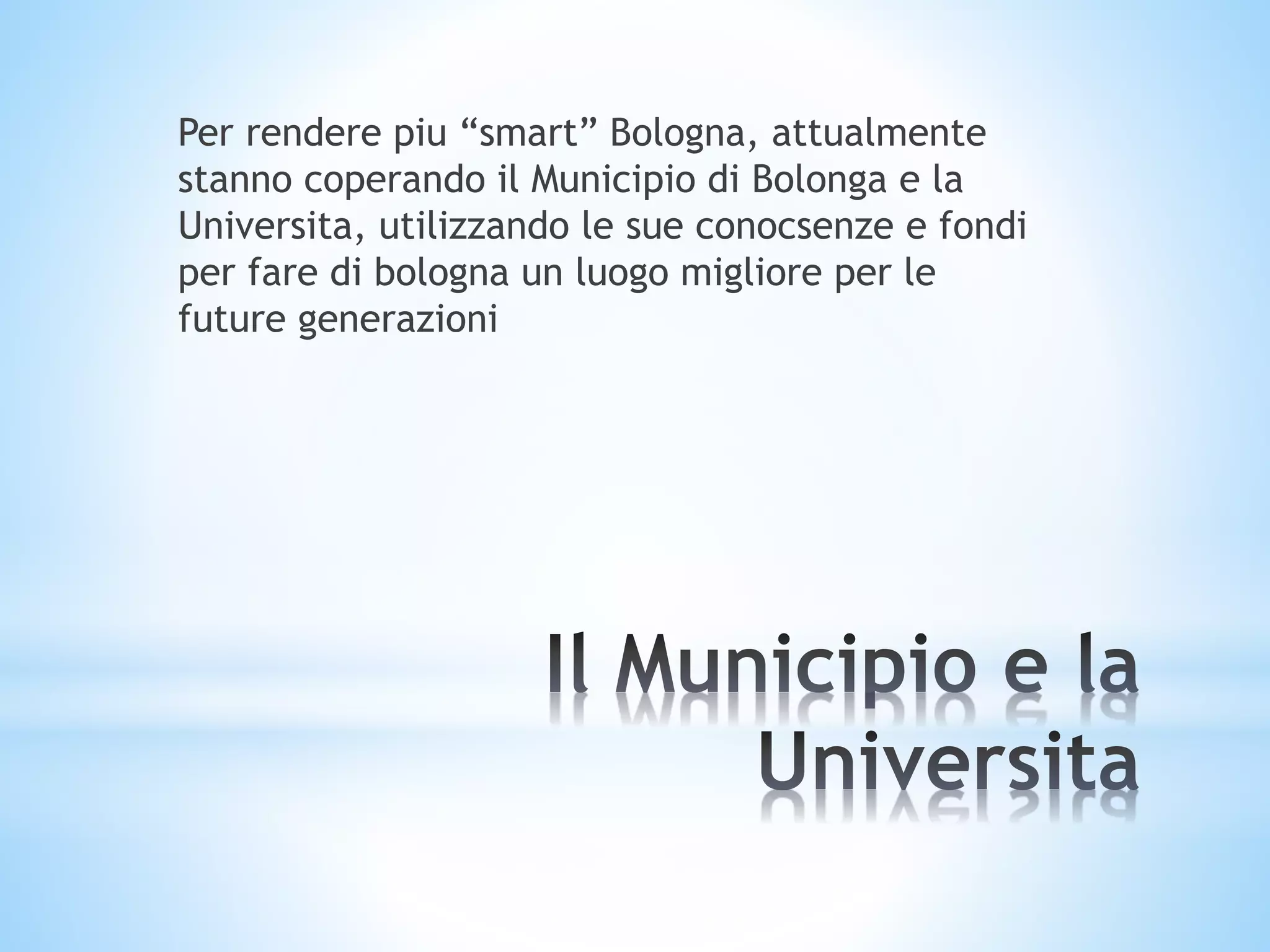 Smart city lorenzo bologna | PPTX