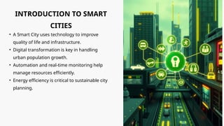 SMART CITY MONITORING is an IOT based project | PPTX