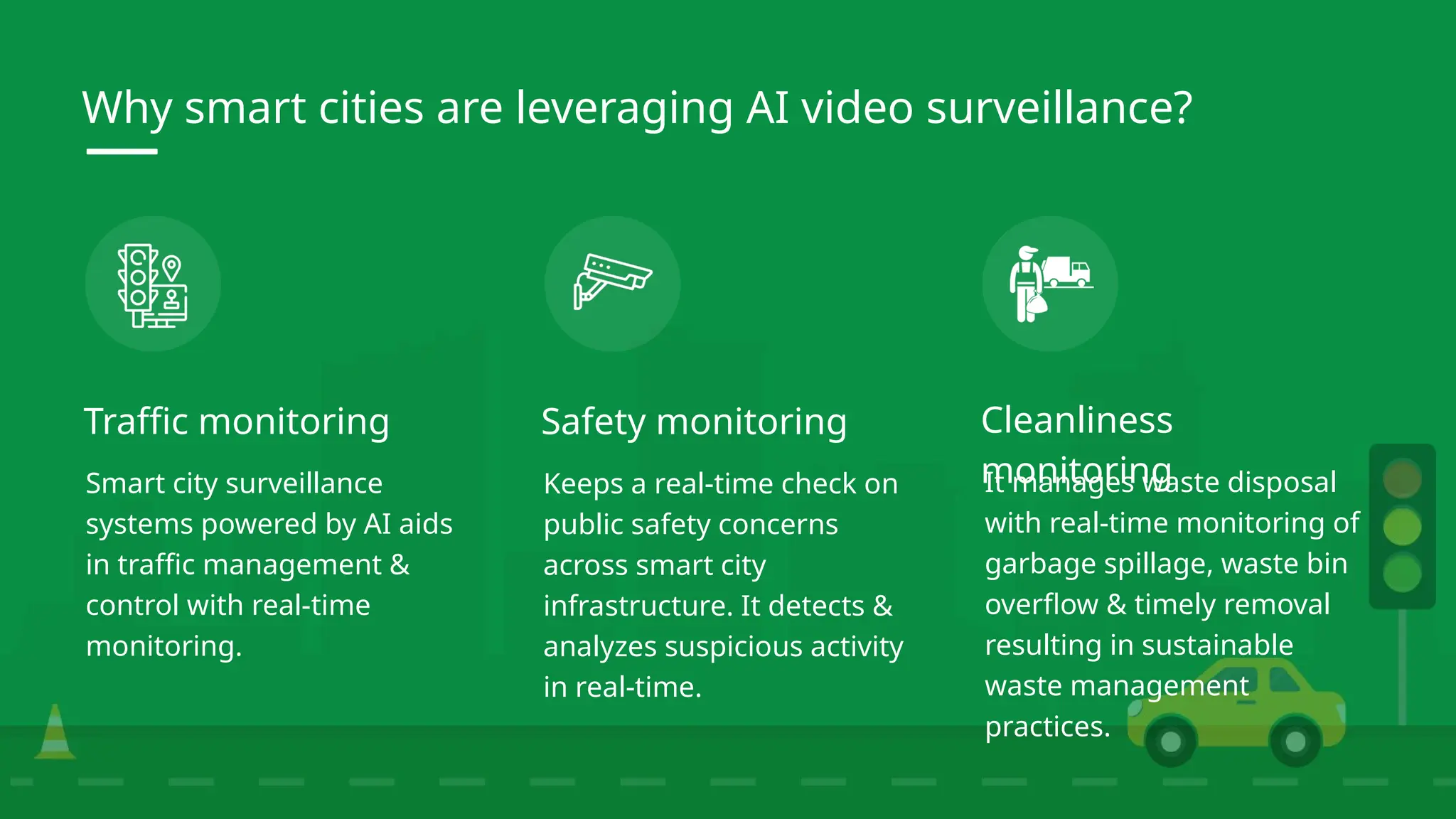 Traffic and Smartcity monitoring system with AI | PPTX