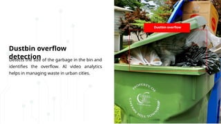 Traffic and Smartcity monitoring with AI video analytics | PPTX