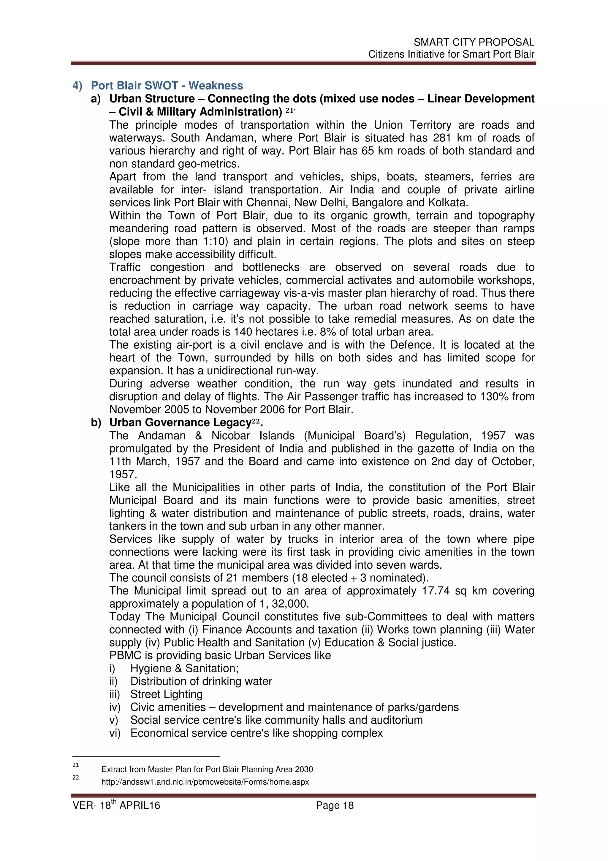 Smart city proposal citizens initiative for smart portblair - final ...