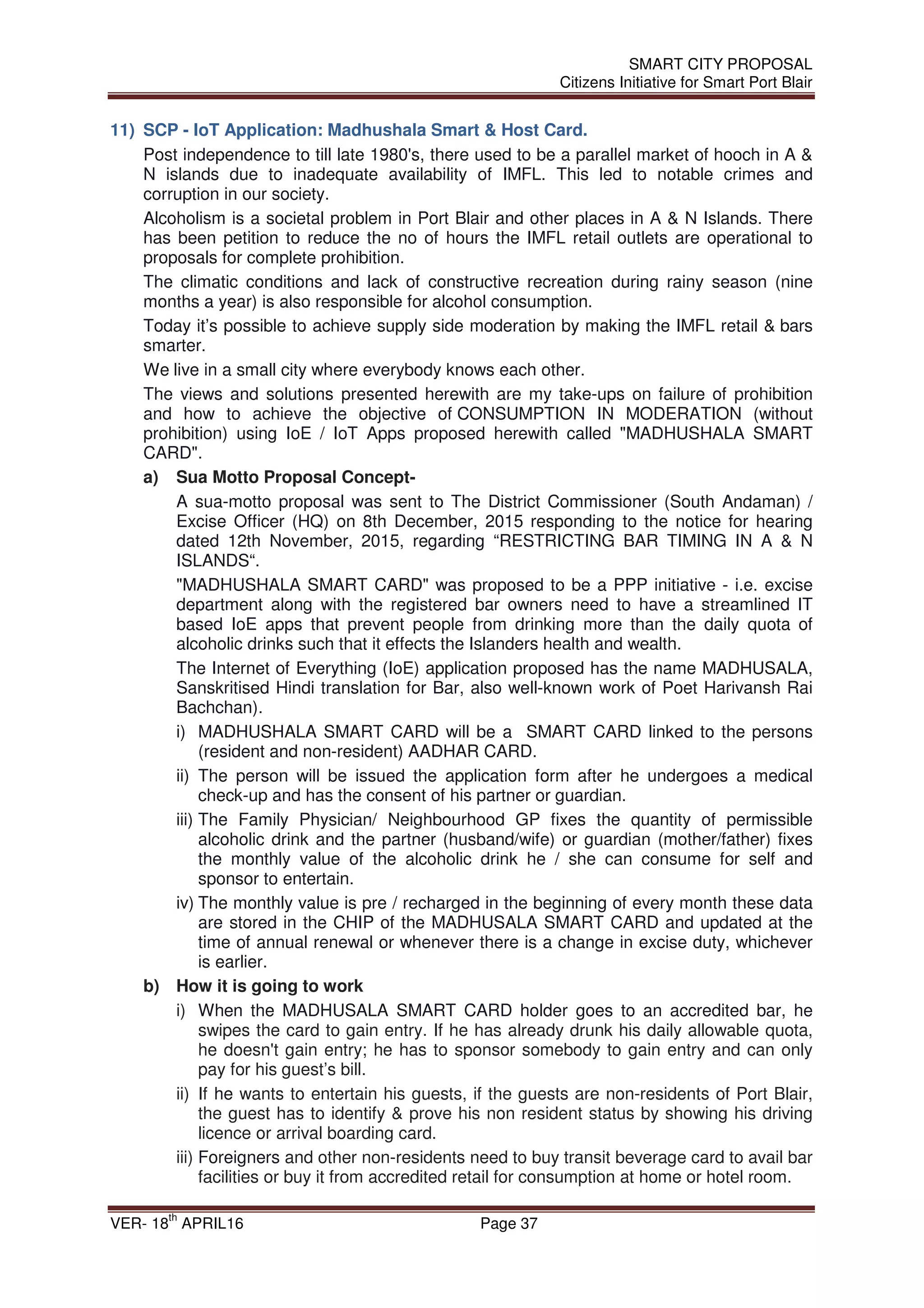 Smart city proposal citizens initiative for smart portblair - final ...