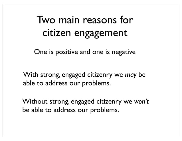 Smart city + smart citizens = civic intelligence ?? from Smart City ...
