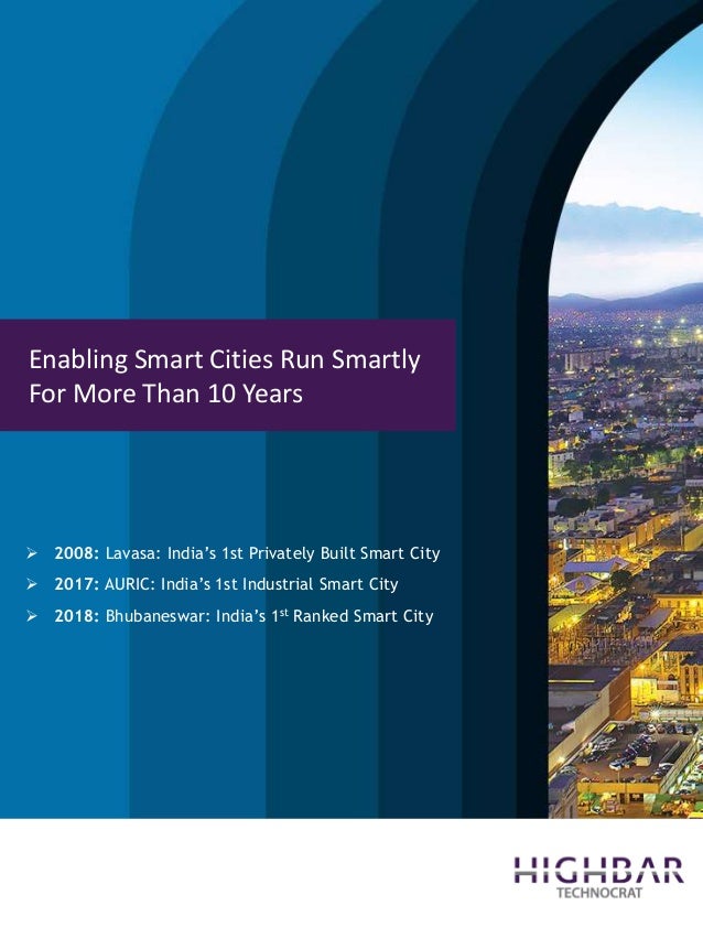 Smartcity Solution By Highbar Technocrat Limited | PDF