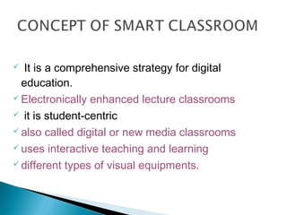 Smart classroom ict ppt | PPT