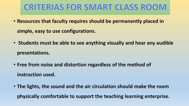 SMART CLASSROOMS.pptx | Computer Peripherals | Computing