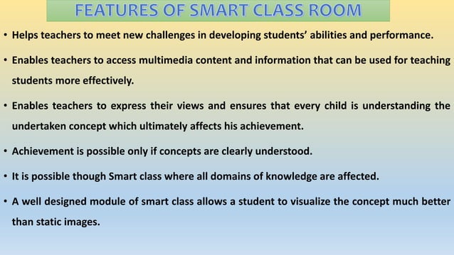 SMART CLASSROOMS.pptx | Computer Peripherals | Computing