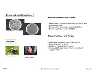 Smart Coatings Presentation Bionic Technology Definitief | PPT