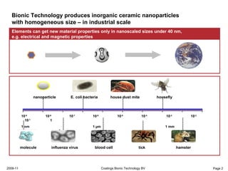 Smart Coatings Presentation Bionic Technology Definitief | PPT