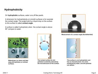 Smart Coatings Presentation Bionic Technology Definitief | PPT
