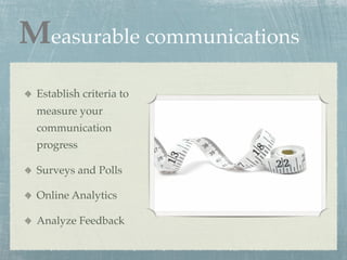 SMART Communication Plans | KEY