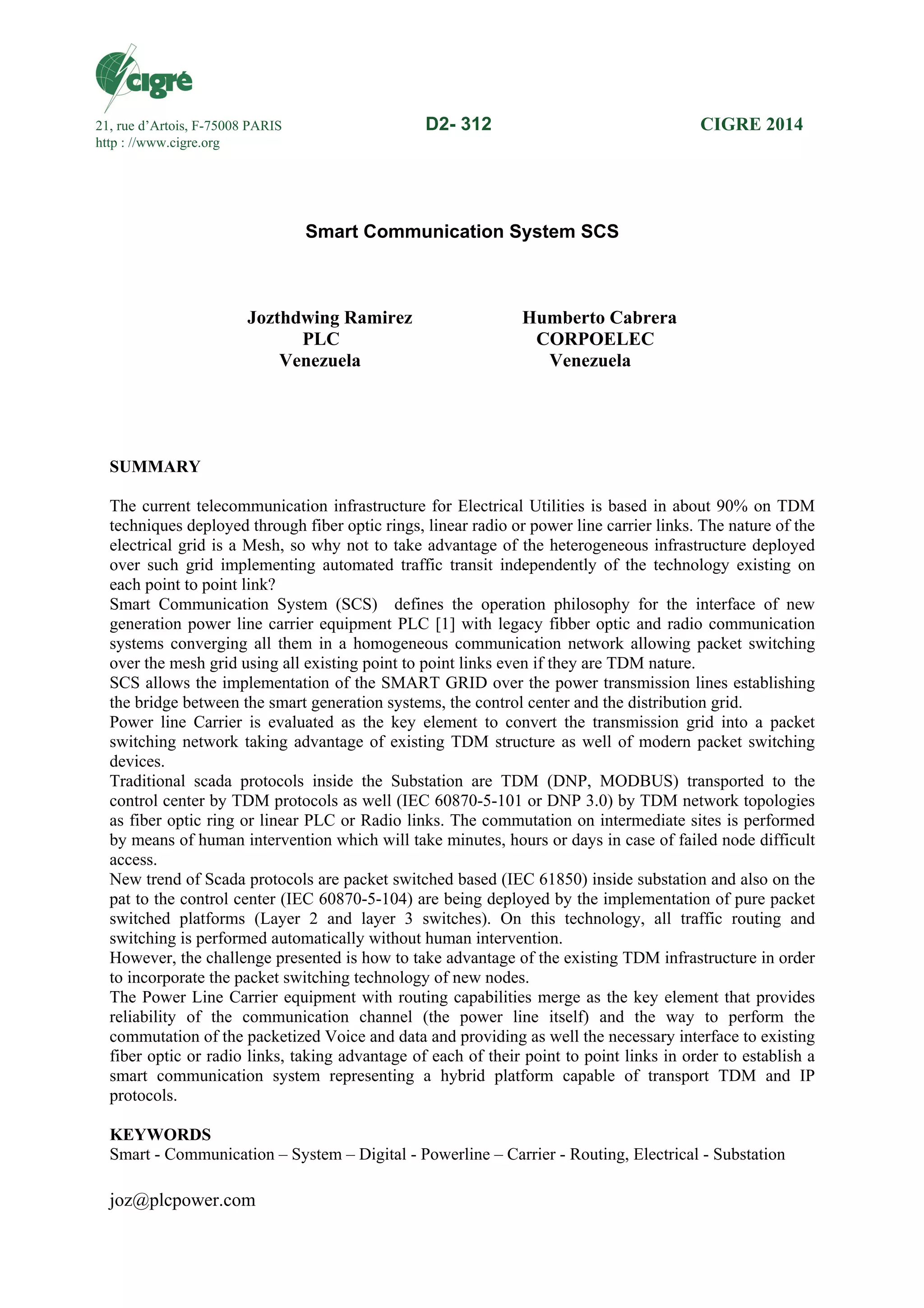 Smart communication system scs | PDF | Computer Networking | Computing