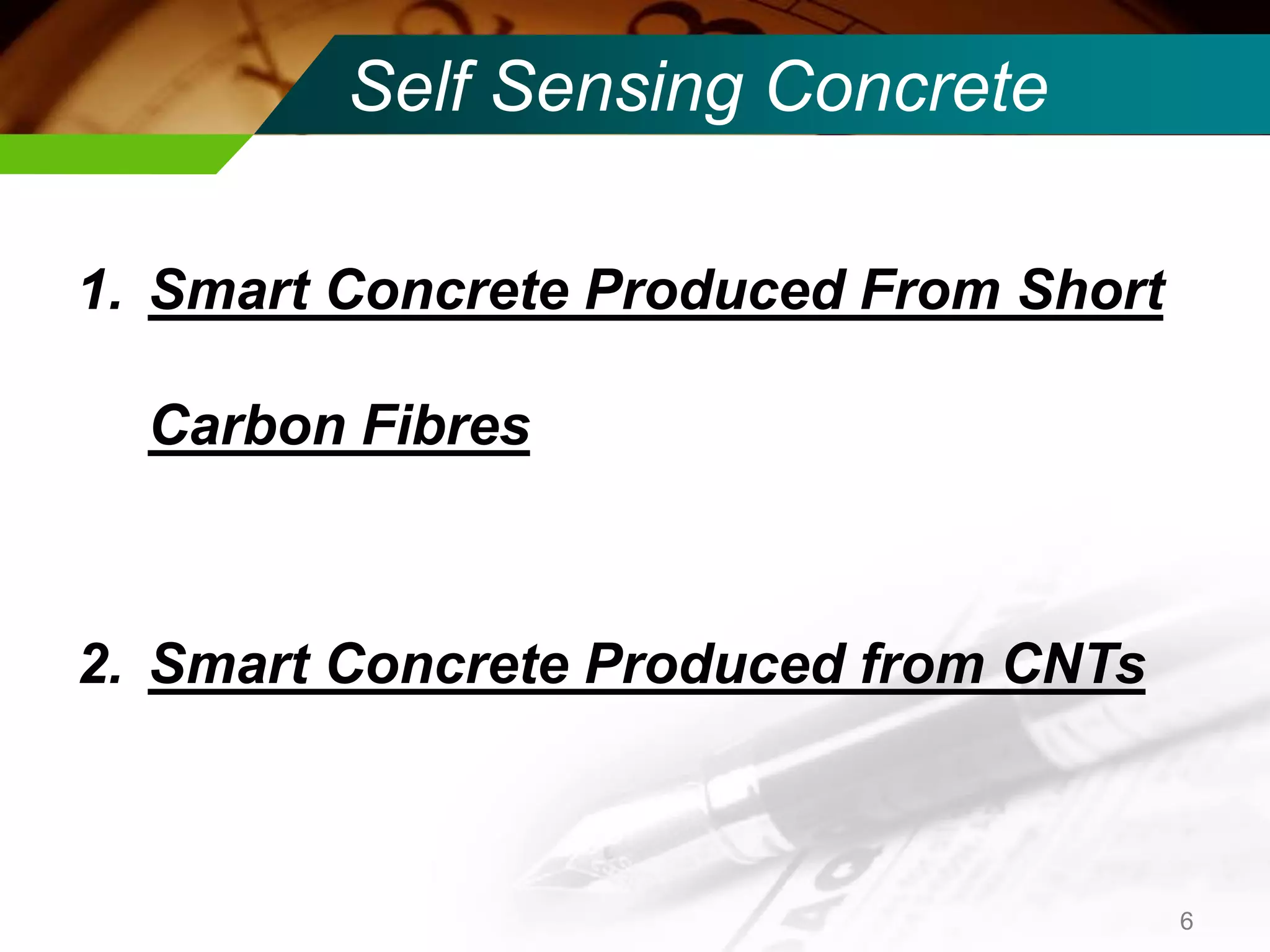 Smart concrete | PDF