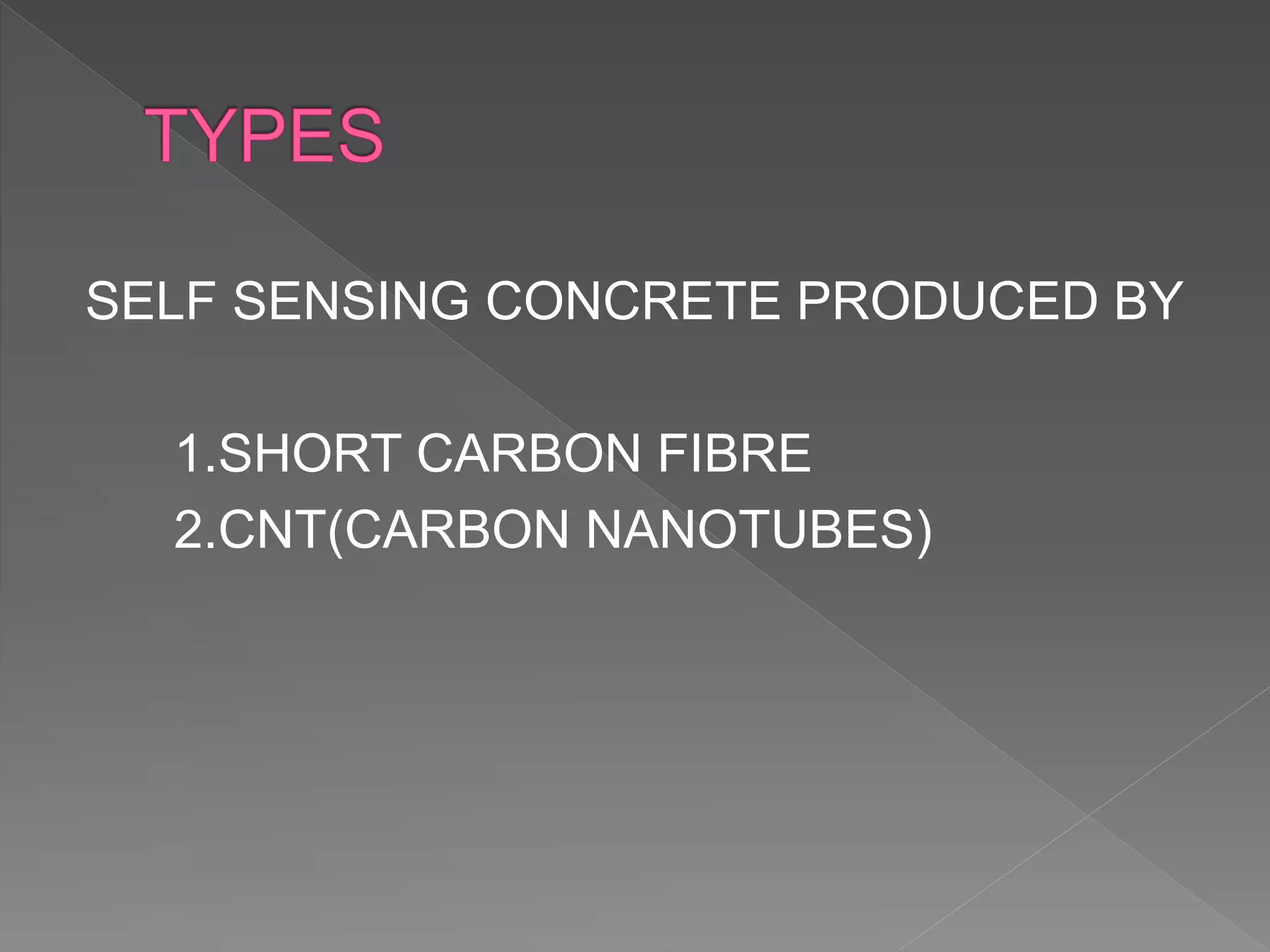 Smart concrete | PPTX