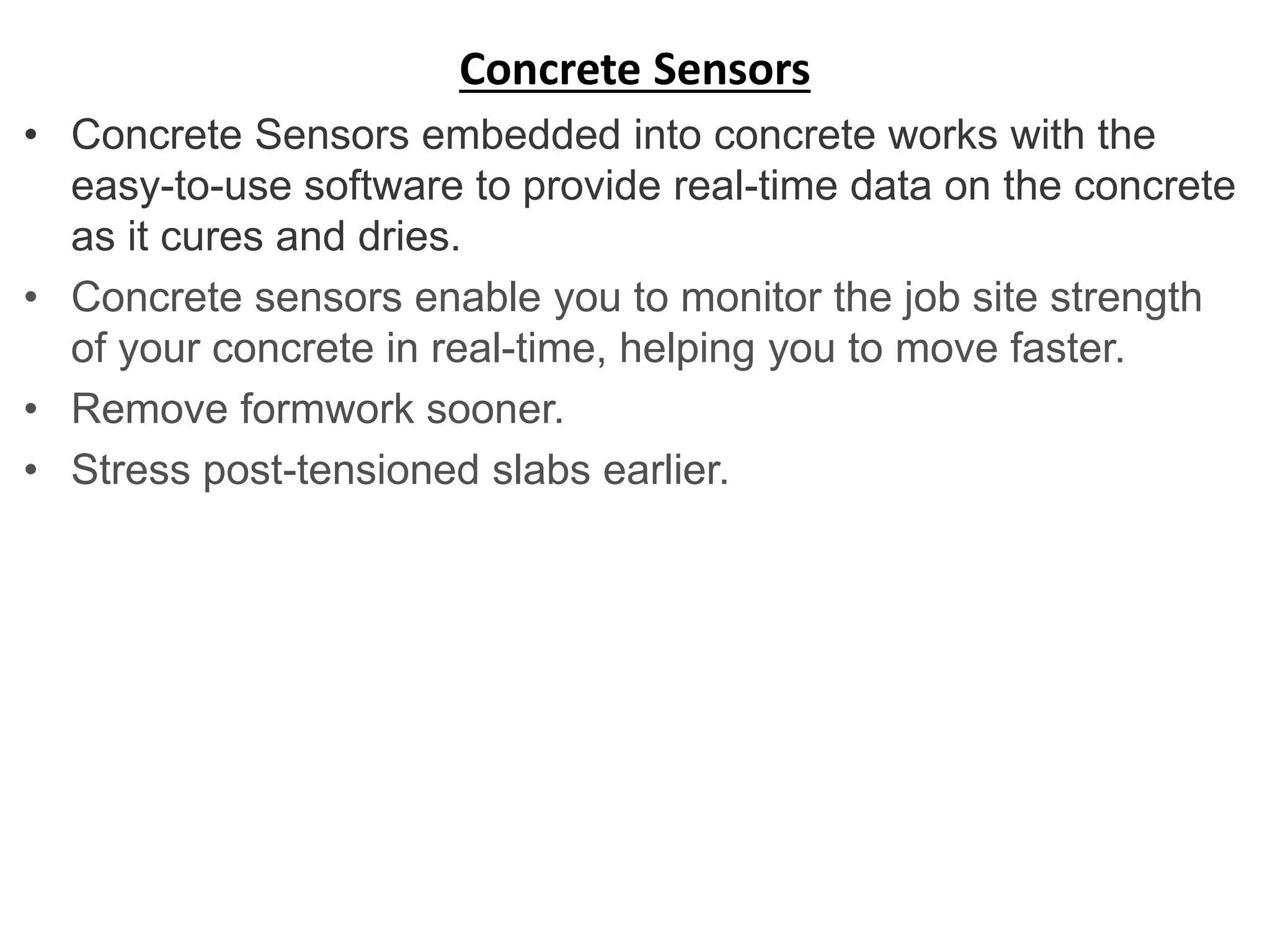 Smart Concrete Sensors - Temperature and Strength Monitoring-Early ...