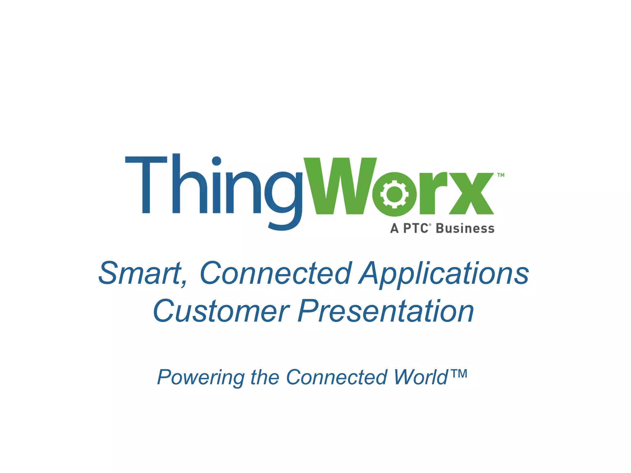 Smart connected applications | PDF