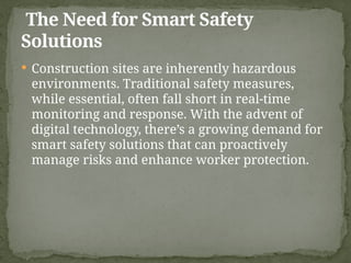 Smart Construction Safety US Standard Products for the Digital Age of ...