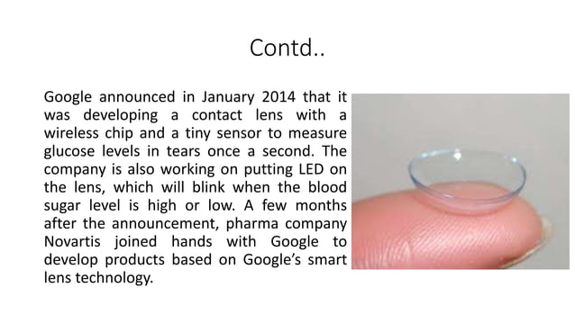 Smart contact lens | PPTX