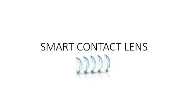 Smart contact lens