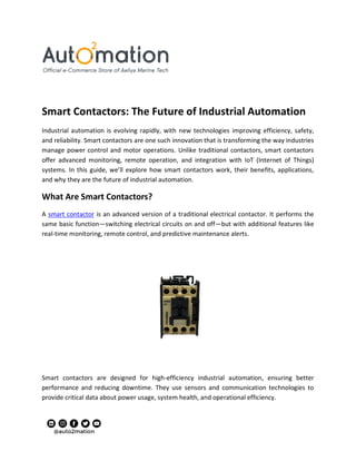 Smart Contactors The Future of Industrial Automation (1).pdf