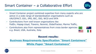 Smart containers needs global standards to thrive | PPT
