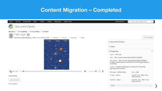 Smart Content Migration using Apache ManifoldCF | PPT
