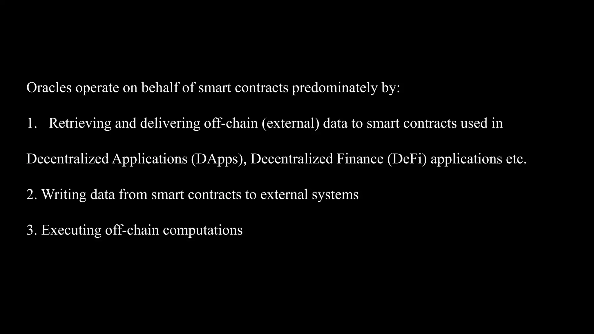 Smart contract and smart contract oracles | PPT