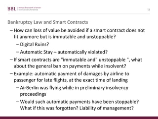 Smart Contracts: Practical Legal Issues | PPT