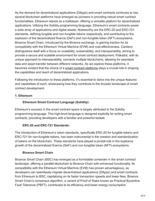 Smart Contracts and Their Role in Blockchain Development.pdf