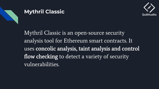QuillAudit Smart contracts audit ppt - https://audits.quillhash.com