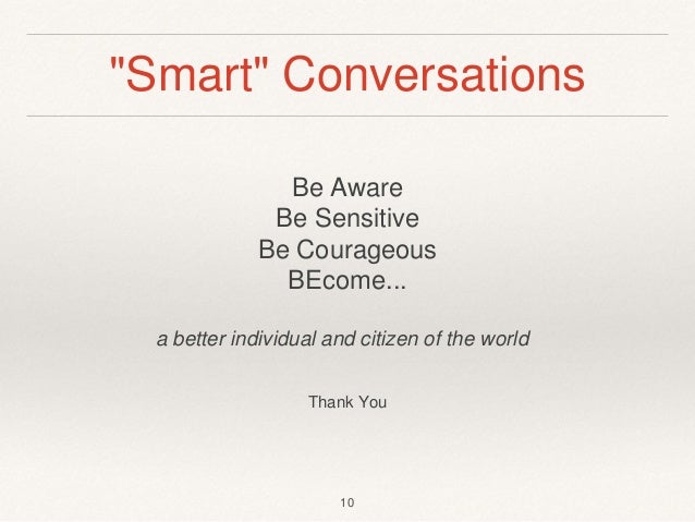 "Smart Conversations" Kick Off Lecture; University of Wisconsin, OshK…