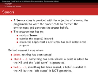 Integrating Cloud Services in Behaviour Programming for Autonomous Robots | PPT