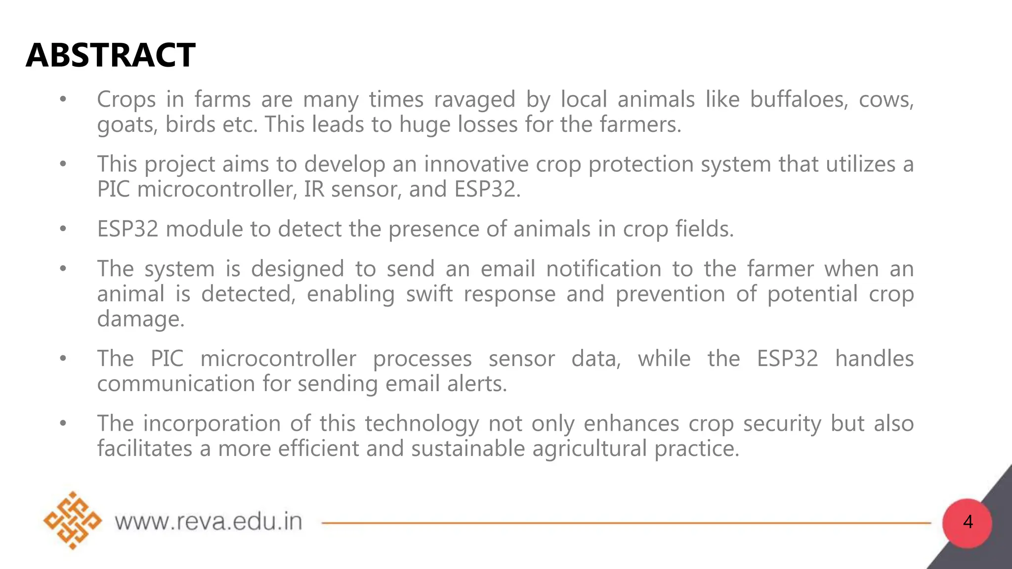 Smart crop protection using PIC microcontroller | PPTX