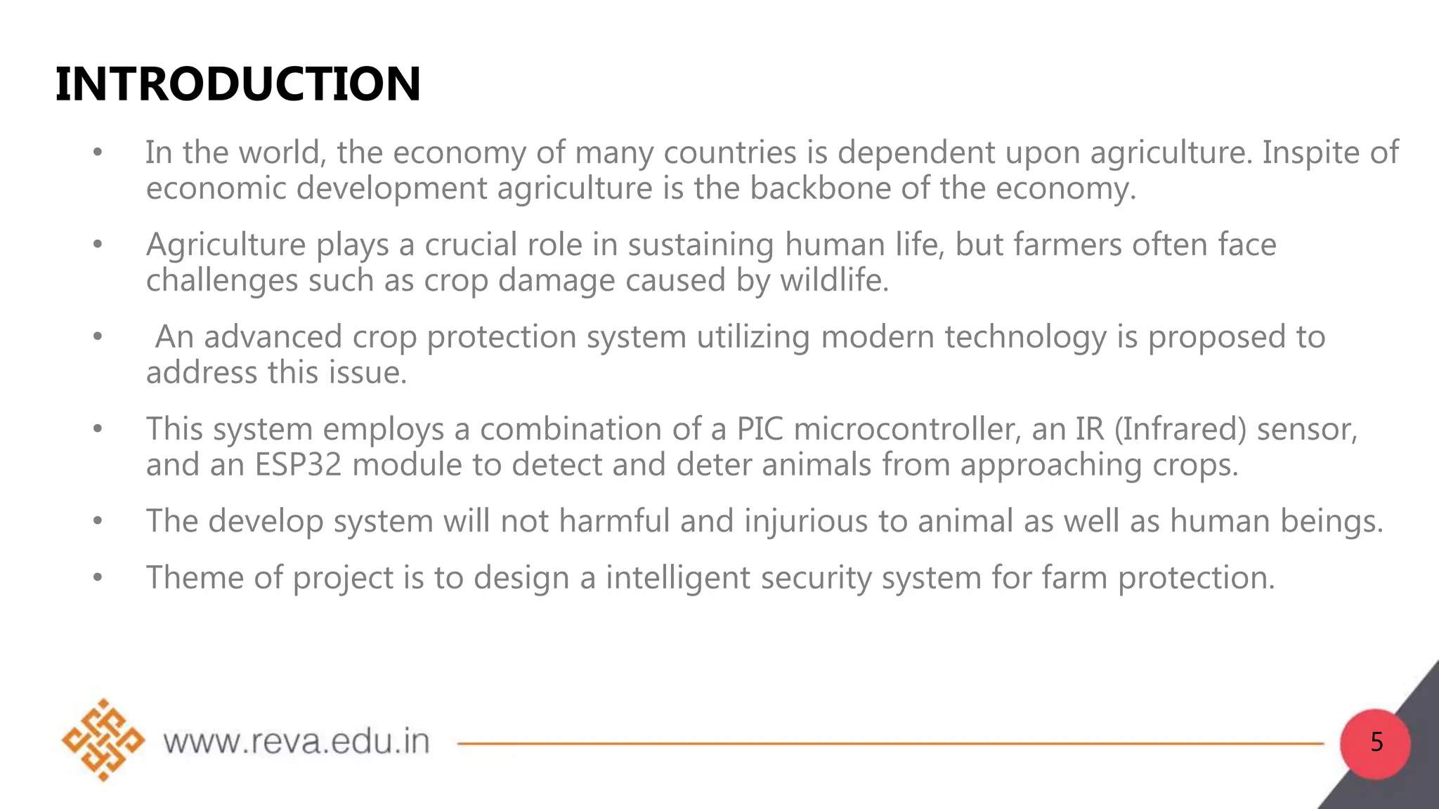 Smart crop protection using PIC microcontroller | PPTX