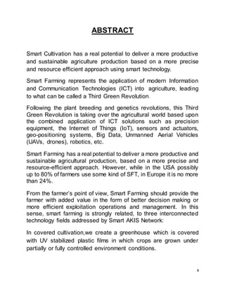 Smart cultivation system report | DOCX