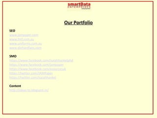 smartdata inc brand promotion - Top in oDesk and Elance | PPT