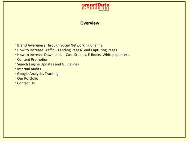 smartdata inc brand promotion - Top in oDesk and Elance | PPT