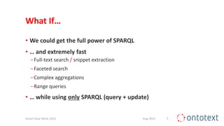 GraphDB Connectors – Powering Complex SPARQL Queries | PDF